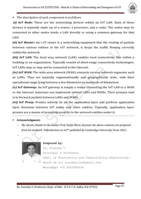Intro Iot Module 1 22etc15h By Drsuresha Vpdf