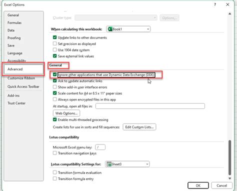 ole action in excel how to make it work again