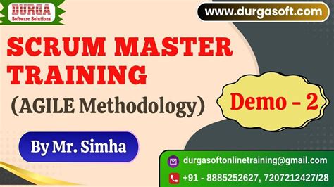 scrum master training tutorials demo 2 by mr simha on 04 03