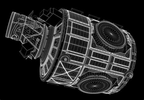 Unity Node 1 International Space Station 3d Model Download Space