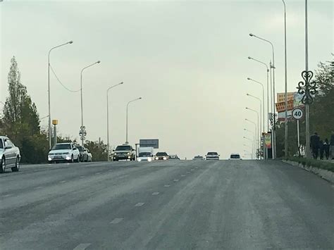 Знак ограничения скорости 40 по ул. Байтерекова.
