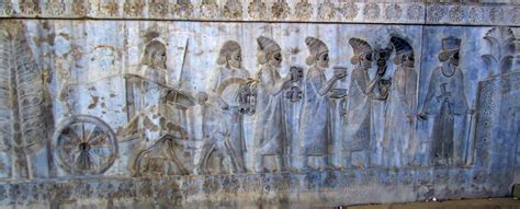 Figures Of The Lydian Delegation In The Eastern Staircase Of The