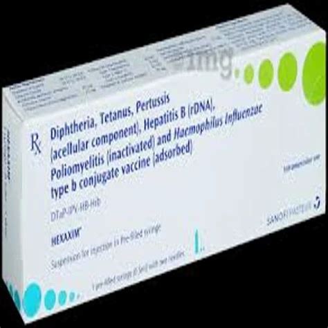 Hexaxim Diphtheria Tetanus Pertussis Vaccine 1ml At ₹ 4095 Piece In Jaipur