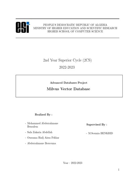Milvus Overview Pdf Databases Machine Learning