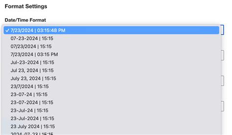 Time And Date Settings For Your Account