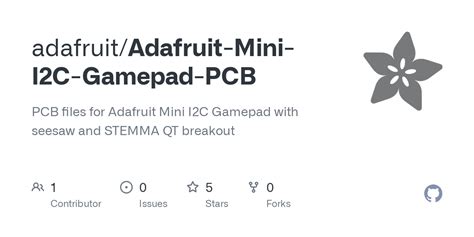 Github Adafruitadafruit Mini I2c Gamepad Pcb Pcb Files For Adafruit