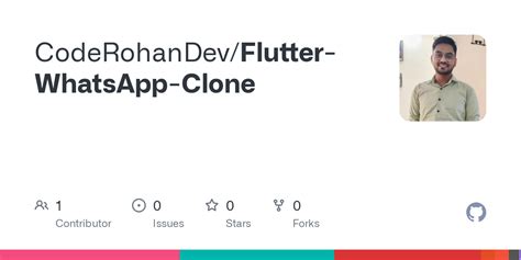 Github Coderohandevflutter Whatsapp Clone