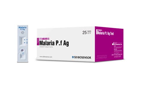 Standard Q Malaria Pf Ag Testkit Halomedicals Systems Limited