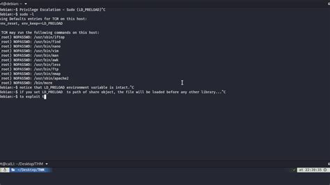 linux privilege escalation sudo abusing intended functionality ld