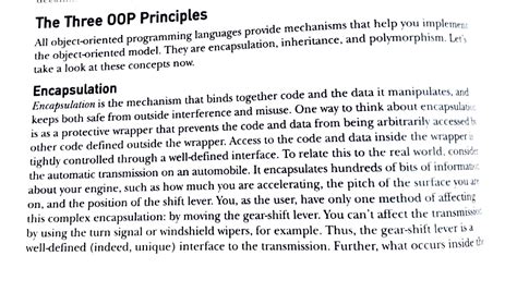 three oop principles helpful the three 00p principles all object