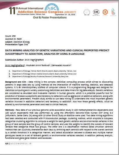 pdf data mining analysis of genetic variation and environmental