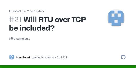 Will RTU Over TCP Be Included Issue 21 ClassicDIY ModbusTool GitHub