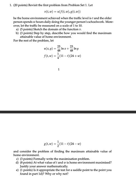 1 20 Points Revisit The First Problem From Problem
