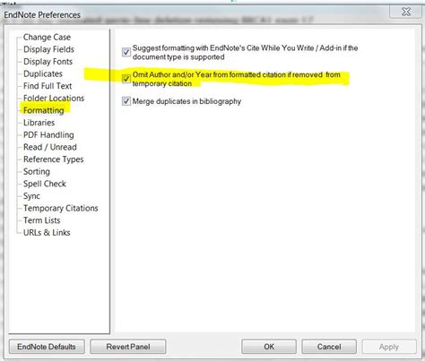 Finding And Formatting Citations Removes Years EndNote How To Discourse