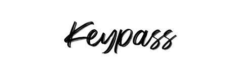 Keypass Font