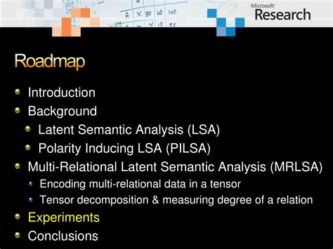 Ppt Multi Relational Latent Semantic Analysis Powerpoint Presentation