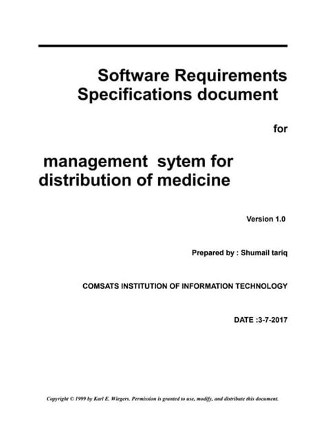 Functional Requirements Document Pdf