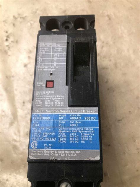 Ite Siemens Circuit Breakers Catalog