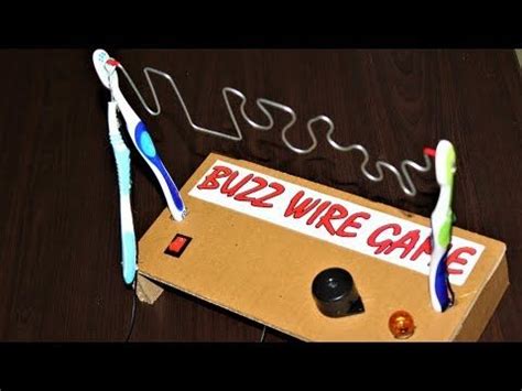 How To Make A Buzz Wire Game Circuit YouTube Diy Babe Toys Games Diy Babe