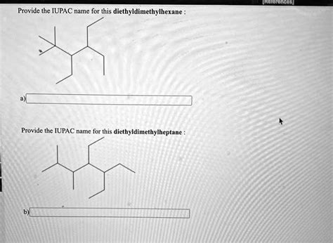 Provide The Iupac Name For This