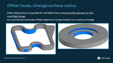 Direct Modeling Topology Modification And Fillet Adaptation C3d Blog