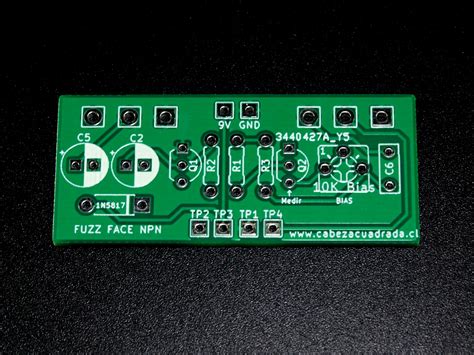 Pcb Fuzz Face Cabeza Cuadrada