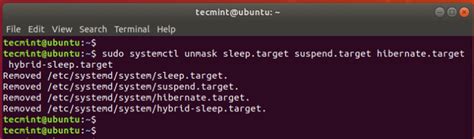 how to disable suspend and hibernation modes in linux