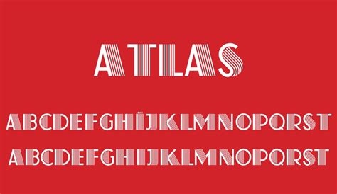 atlas regular font font