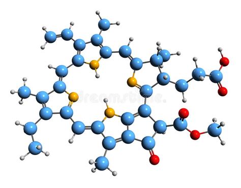 3d Image Of Phytol Skeletal Formula Stock Illustration Illustration