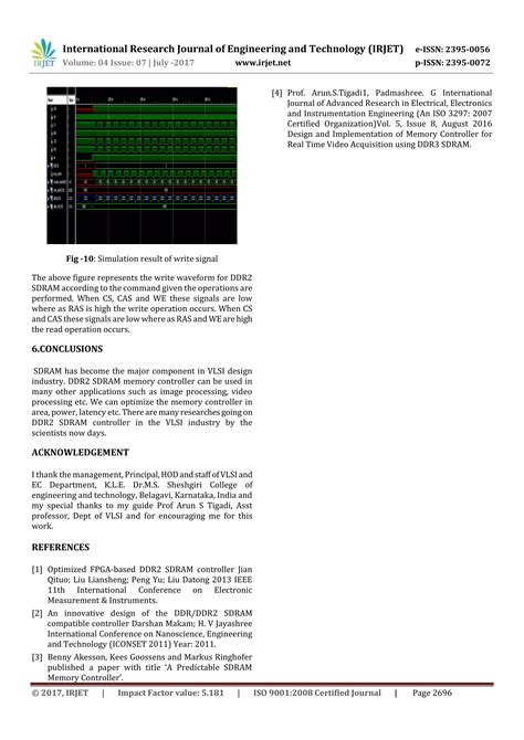 Implementation Of Fpga Based Memory Controller For Ddr2 Sdram Pdf