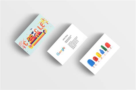 Google Business Card On Behance