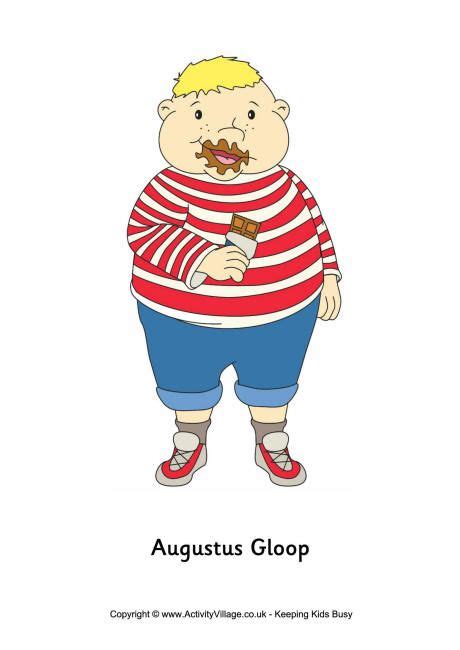 Augustus Gloop Poster Chocolate Factory Charlie Chocolate Factory