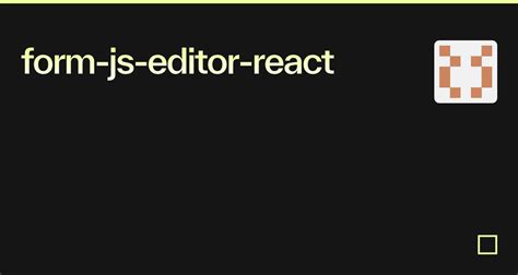 Form Js Editor React Codesandbox