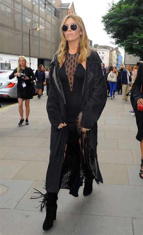 Abigail Clancy Shows Off Her Boobs In Short Black Seethru Dress At Julien Macdon Porn Pictures