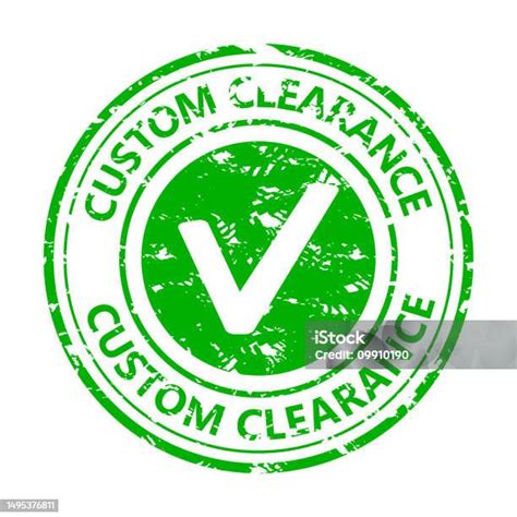 Stempel Karet Bea Cukai Parsel Tanda Atau Pembungkus Ilustrasi Stok Unduh Gambar Sekarang Istock