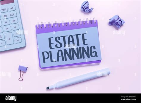 Conceptual Display Estate Planning Business Overview Preparation Of Tasks That Manage An