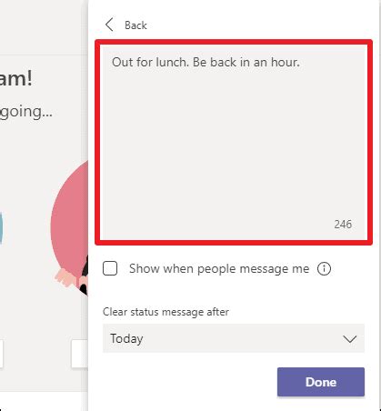 How To Use Microsoft Teams Status Settings