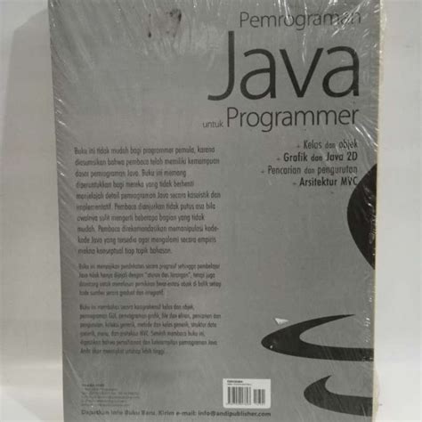 Promo Ori Pemrograman Java Untuk Programmer Bonus Cd Dr Eng Rh Sianipar Diskon Di Seller