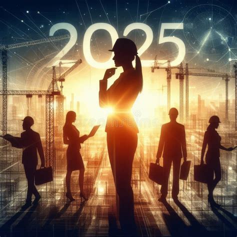 Vision Of The 2025 Workforce Stock Illustration Illustration Of