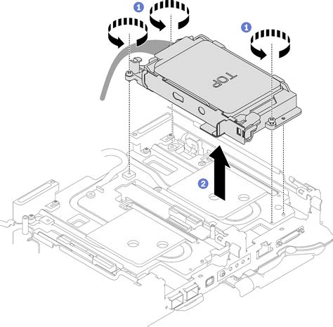 Remove A Drive Cage Assembly Thinksystem Sd665 V3 Lenovo Docs