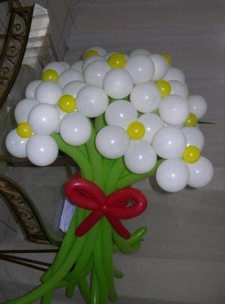 Цветы из шаров, букет из воздушных и гелиевых шаров