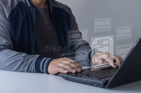 Online Documentation Database And Document Management System Concept