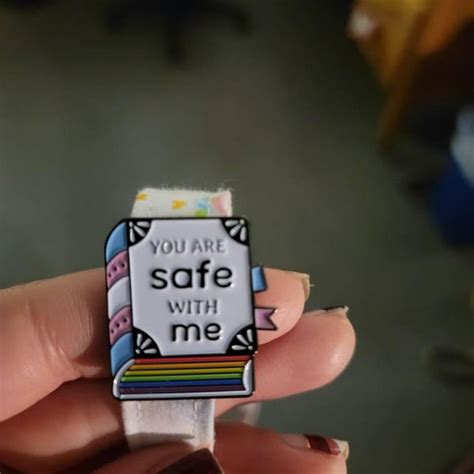 You Are Safe With Me Enamel Pin Pride Etsy You Are Safe With Me Enamel Pin Pride Etsy