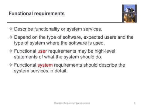 PPT Chapter 4 Requirements Engineering Functional Nonfunctional Requirements PowerPoint