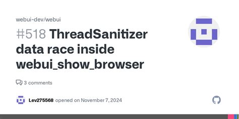 Threadsanitizer Data Race Inside Webuishowbrowser · Issue 518