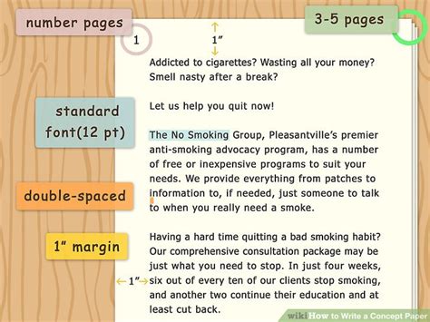 How To Write A Concept Paper With Examples WikiHow