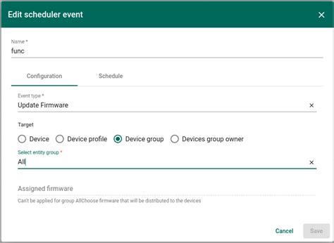 Bug Scheduler Update Firmwaresoftware Two Hints Instead Of One