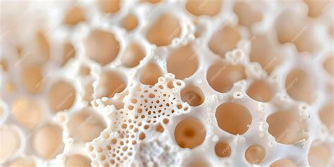 Exploring The Microscopic Structure Of Porous Spongy Bone With Small Cavities And Holes Concept