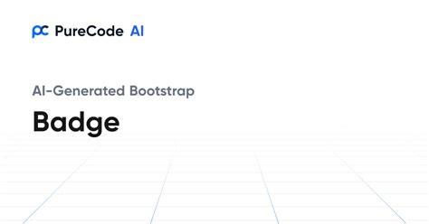 build great bootstrap badge components faster using ai tools
