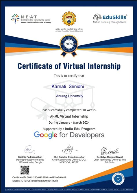 delighted to share that i ve completed the ai ml virtual internship
